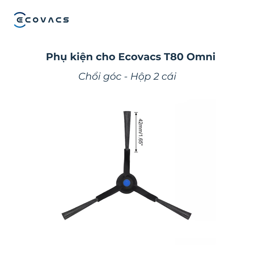 Chổi góc cho Ecovacs T80 Omni - Chính hãng